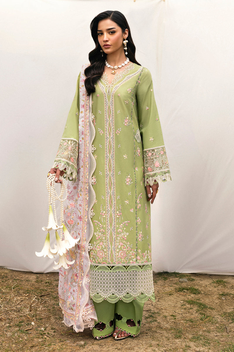 Lovisa - Qalamkar Qlinekari Lawn Stitched – Janan
