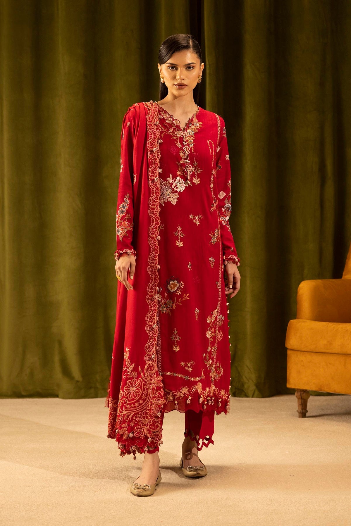 Design 2A - Sana Safinaz Muzlin Stitched – Janan