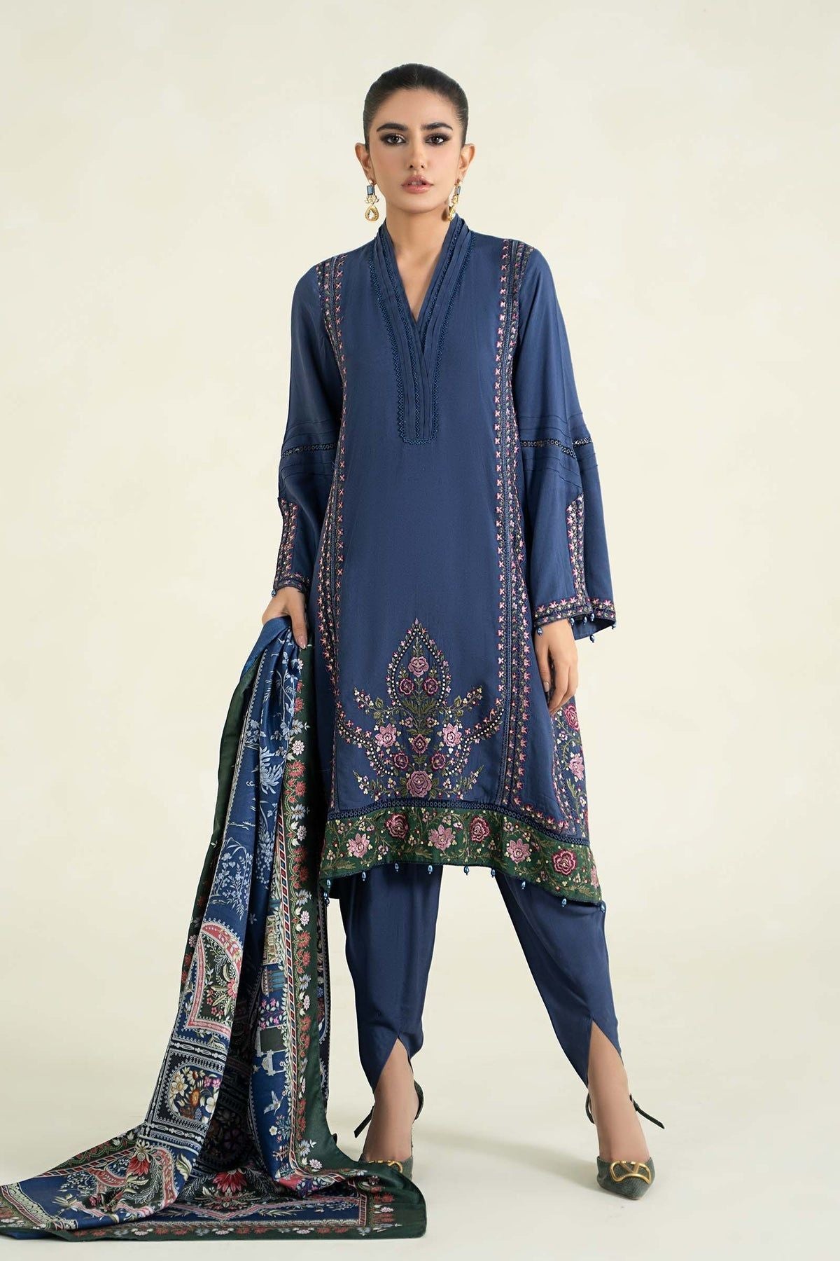 Design 5A - Maria B M Prints Stitched – Janan