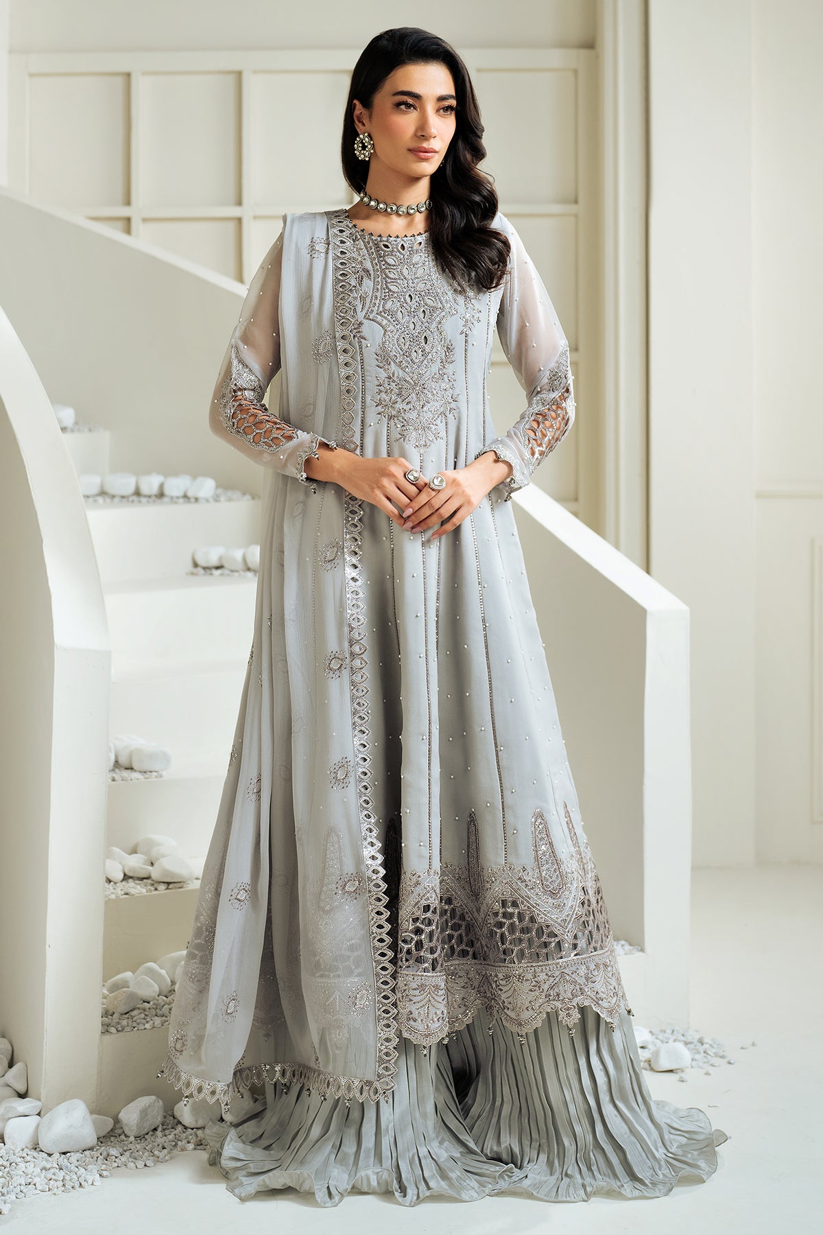 Luna - Alizeh Celine Luxury Stitched Chiffon Collection – Janan