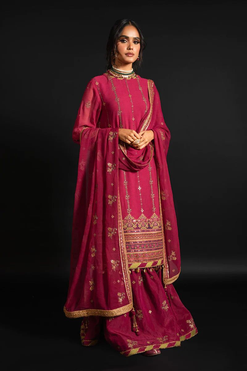 Design 7 - AlKaram Stitched Heavy Formals 24' – Janan