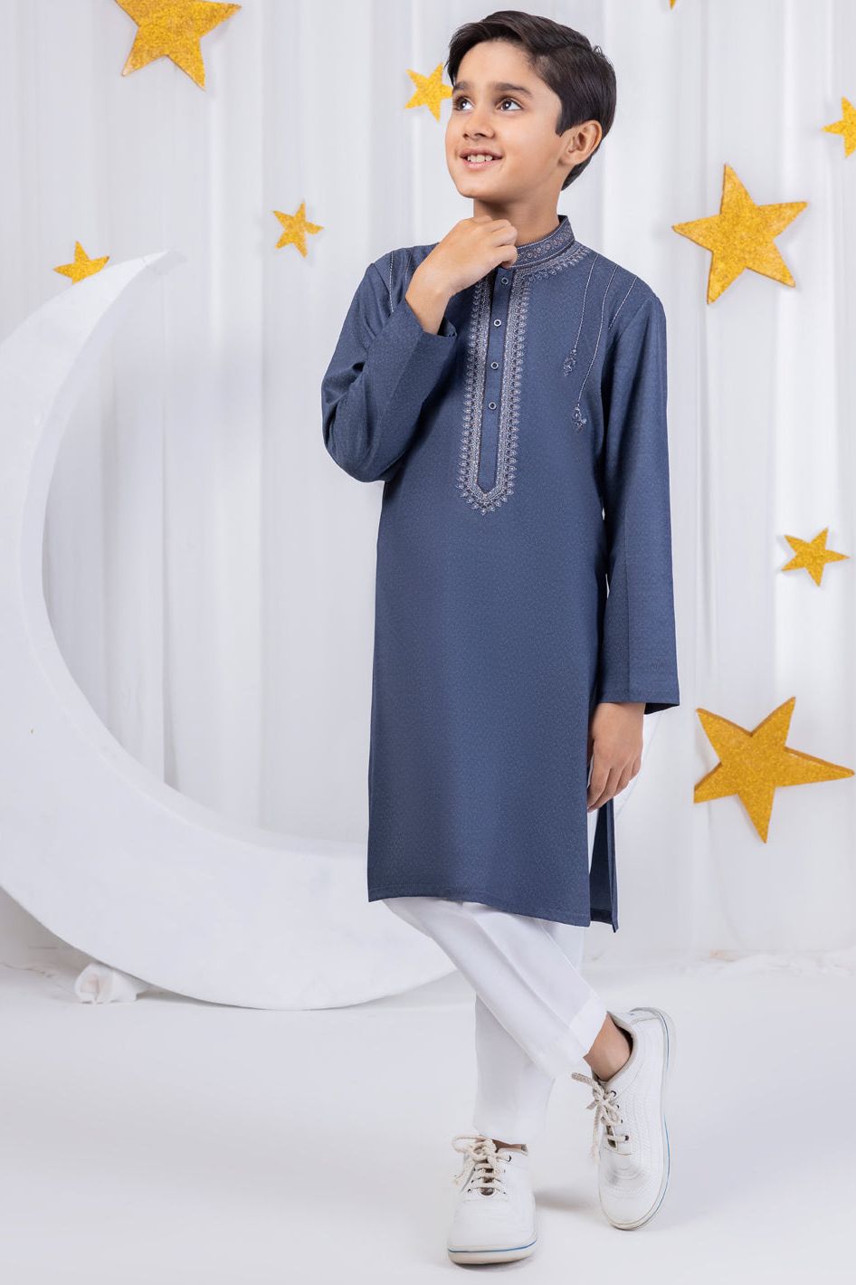 Cotton Grey Special Kurta - J. Junaid Jamshed – Janan