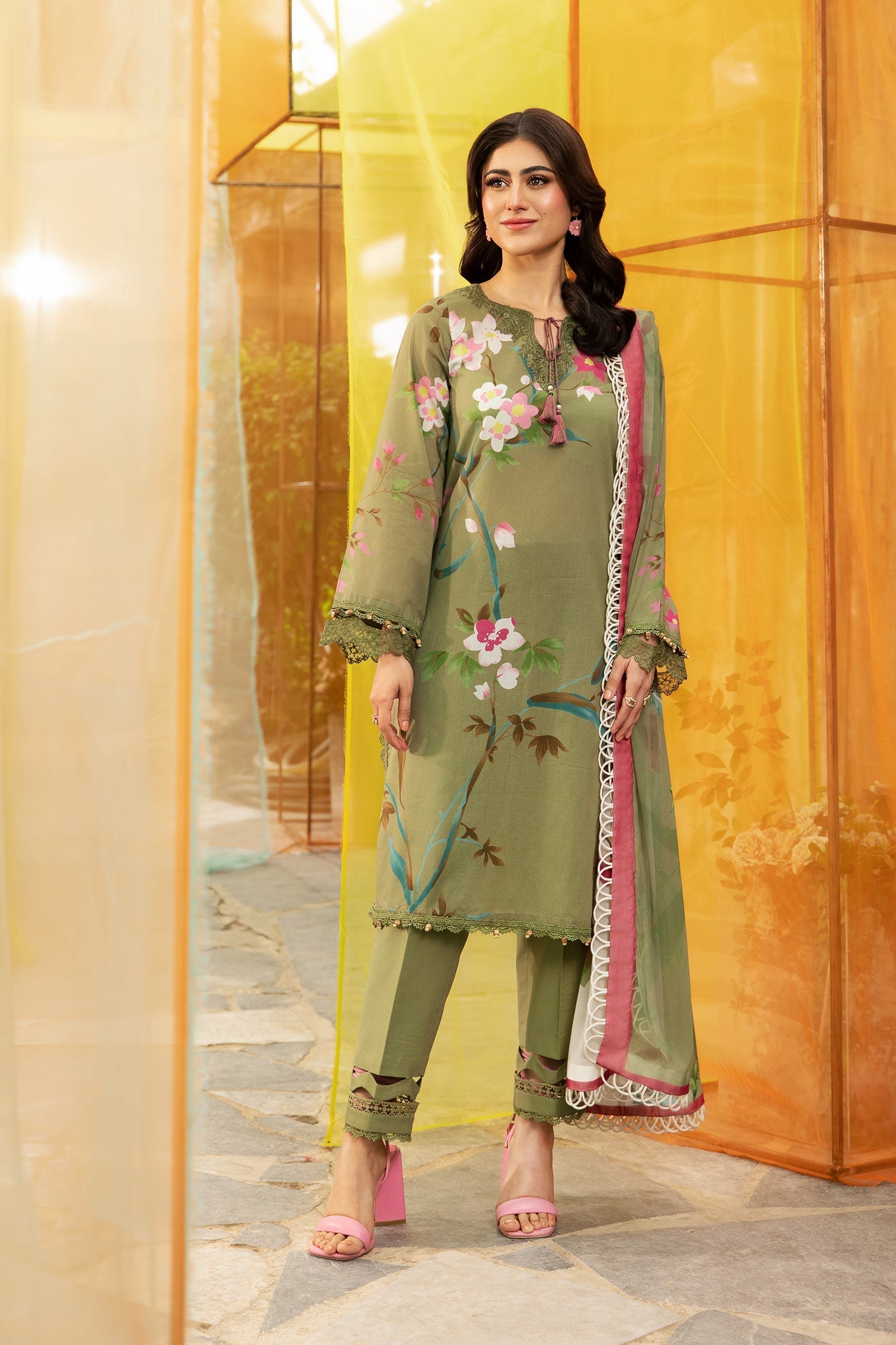 Design 7A - Maria B Summer M Basics Stitched – Janan