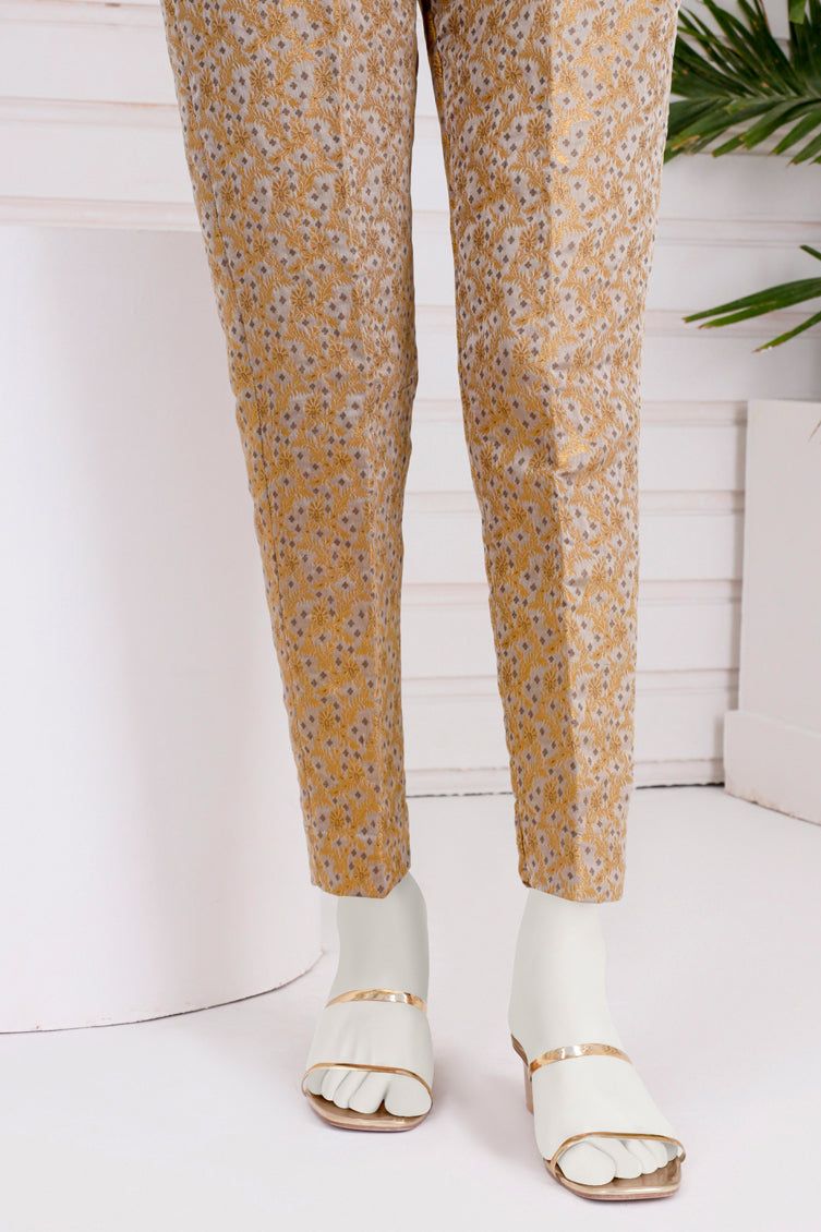 Jamawar Silver Trouser - J. Junaid Jamshed – Janan