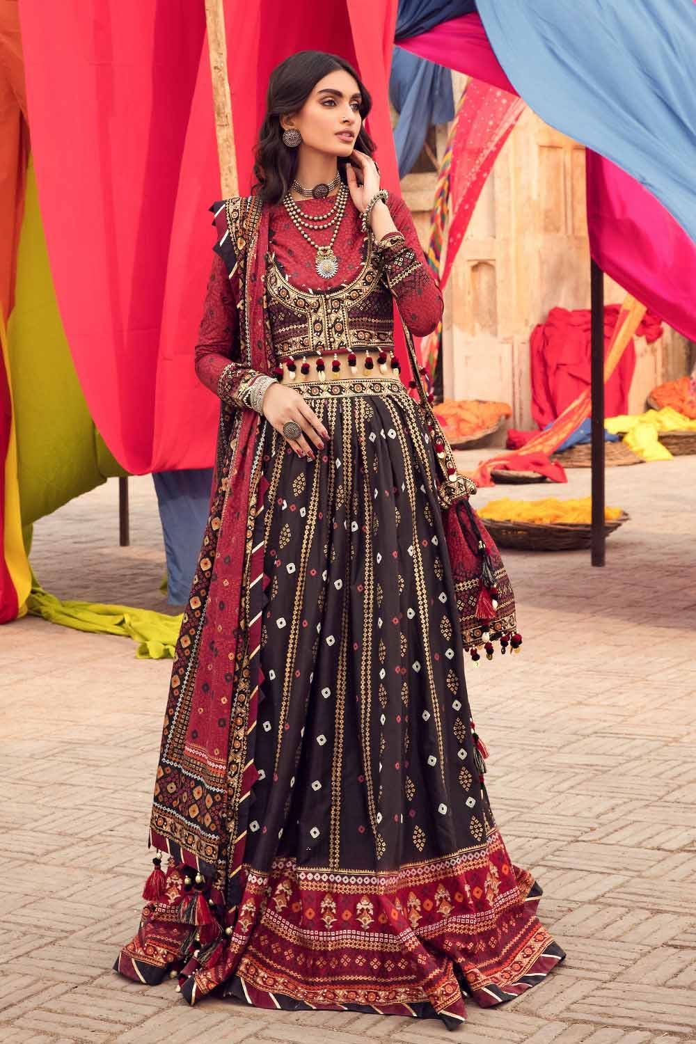 3 Piece Unstitched Lawn Suit LG-32002 - Gul Ahmed – Janan
